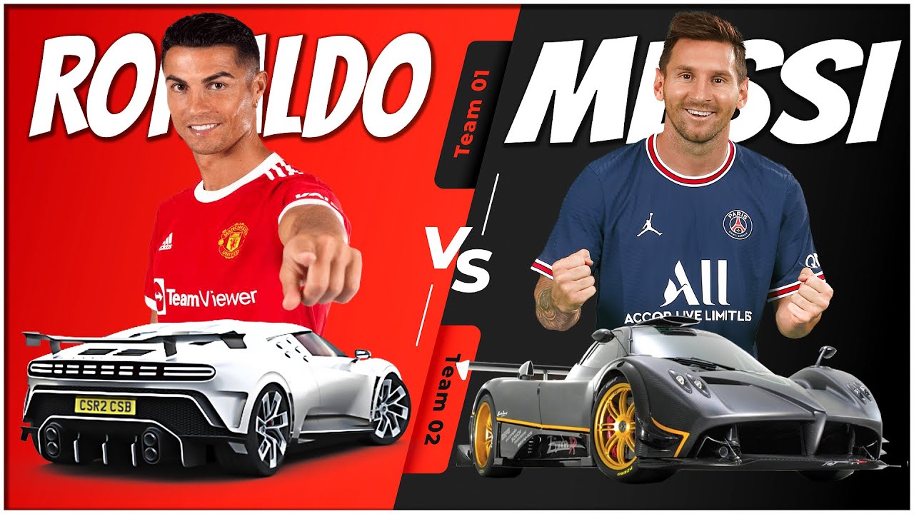 RONALDO vs MESSI (Bugatti Centodieci vs Pagani Zonda Tricolore) - YouTube