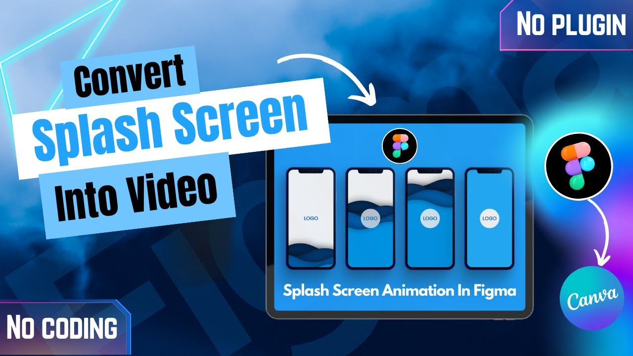 Easiest way to export figma animation into video | splash screen ...