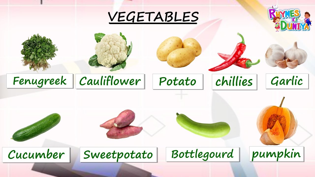 Vegetable Names Made Easy: Fun Learning for Kids! Let's Get Veggie! Fun ...