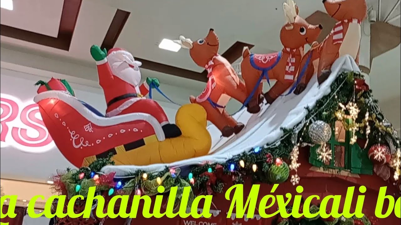Nacimiento en la plaza cachanilla y árbol navideño, Méxicali bc. - YouTube
