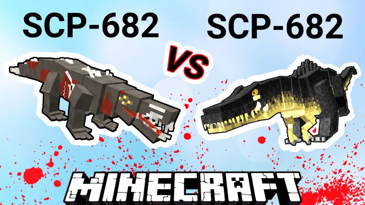 SCP-682 Vs. SCP-682 in Minecraft | SCP:Lockdown Vs. SCP:Overtime - YouTube
