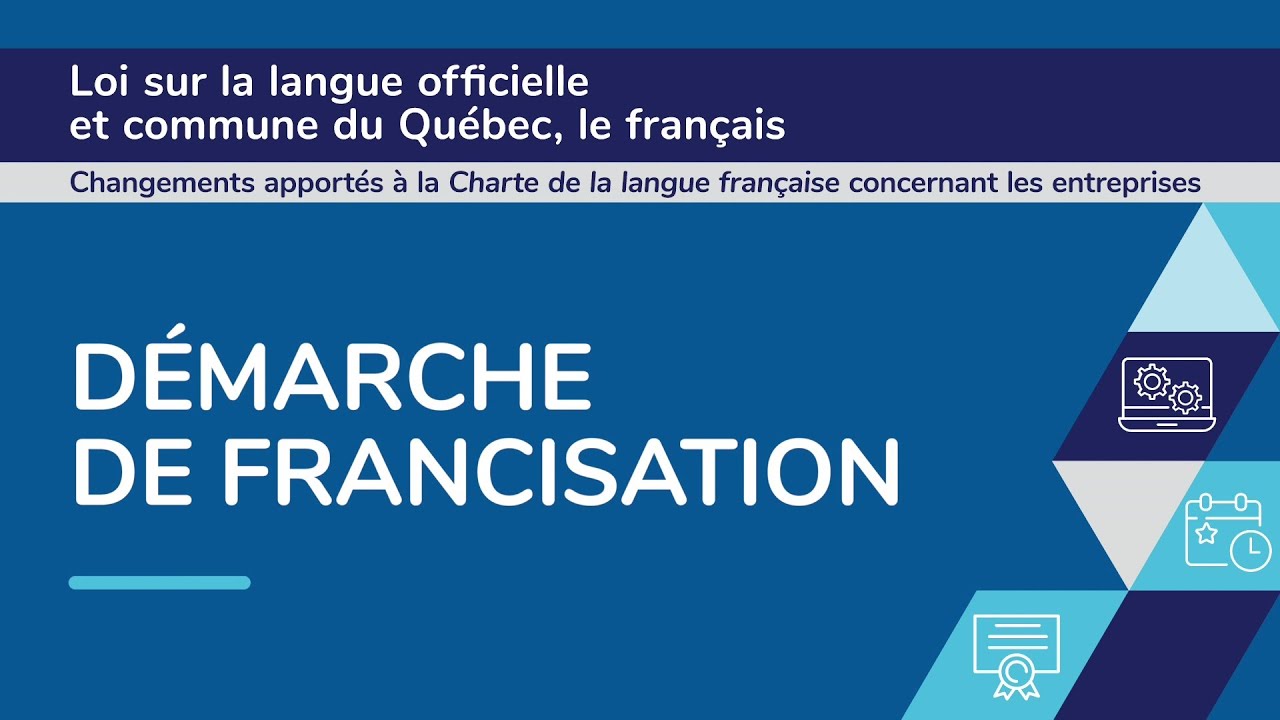 Démarche de francisation - YouTube