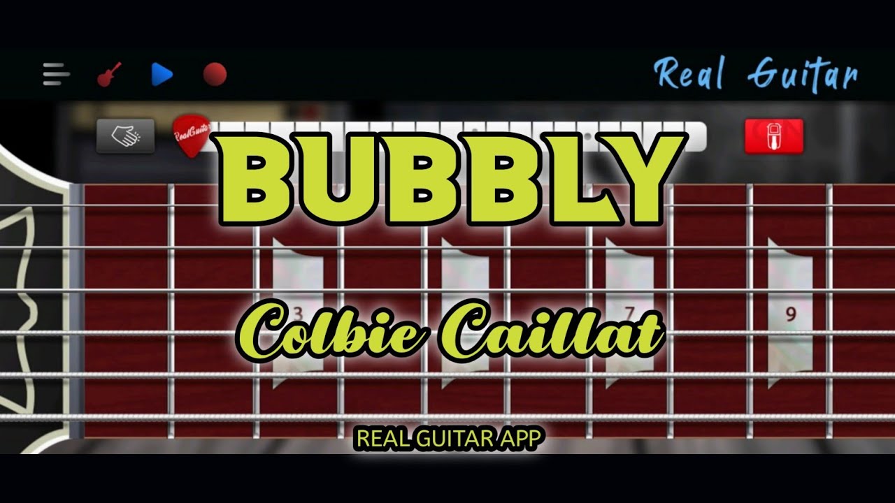 Bubbly | Colbie Caillat | Real Guitar App Cover - YouTube