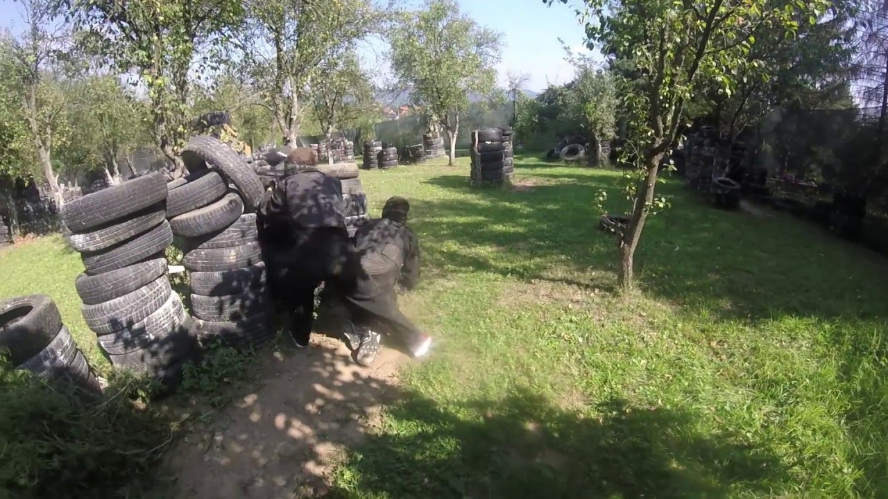 Paintball Match in Paintball klub "Alpha" - Banja Luka - YouTube