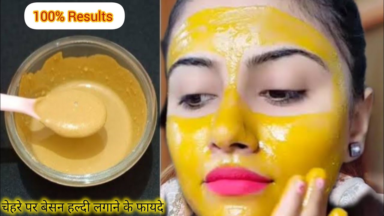 Besan Face pack for glowing skin | Homemade Face Wash | Face pack for ...
