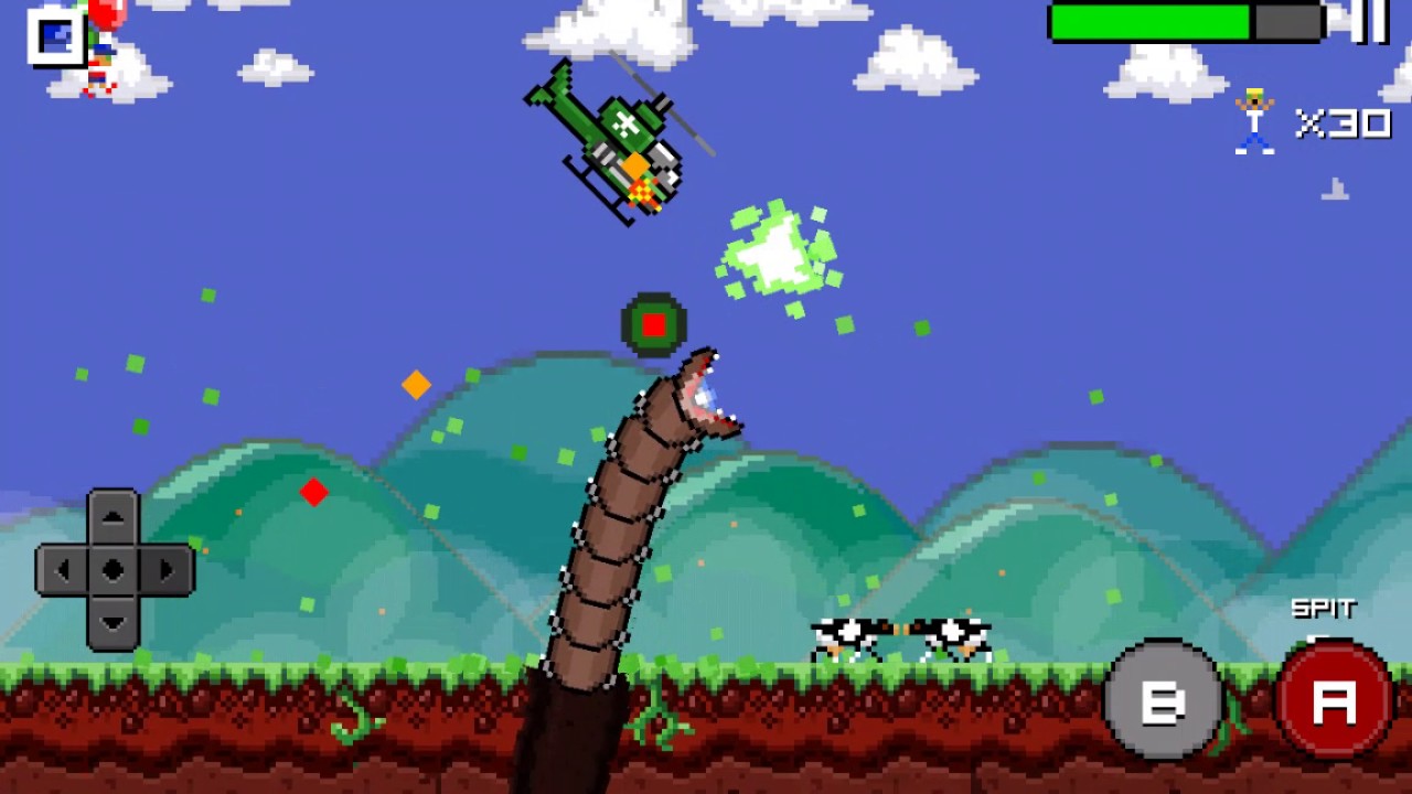 The tremors game,play as the worm - YouTube
