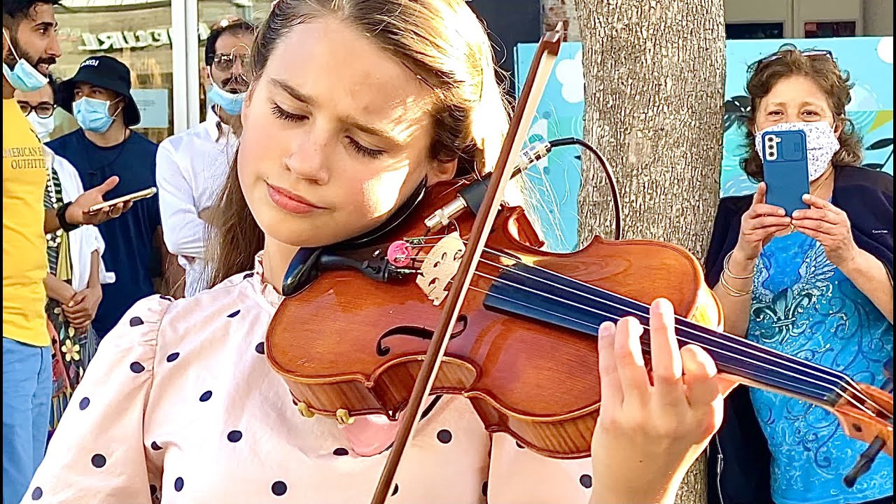 Arcade - Duncan Laurence | Amazing Street Performance | Violin Cover by ...