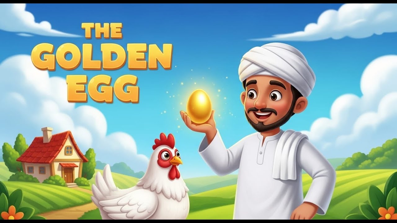 The Golden Agg | The Hen That Laid Golden Eggs | Moral Story for Kids ...