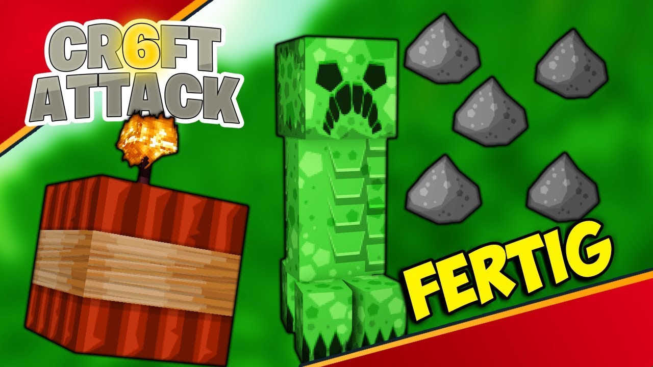 CREEPER/TNT FARM FERTIG | CRAFT ATTACK 6 #10 | baastiZockt - YouTube
