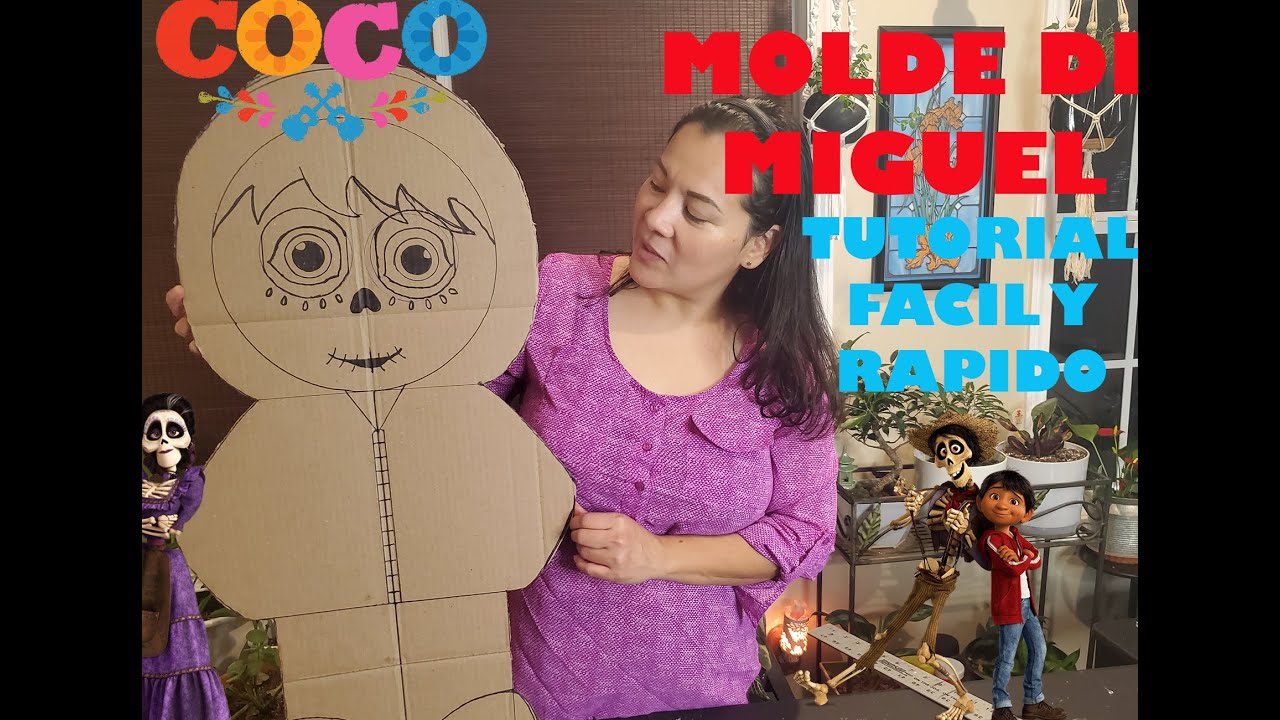 🎸Tutorial como hacer un molde de miguel de la pelicula COCO🎸 - YouTube