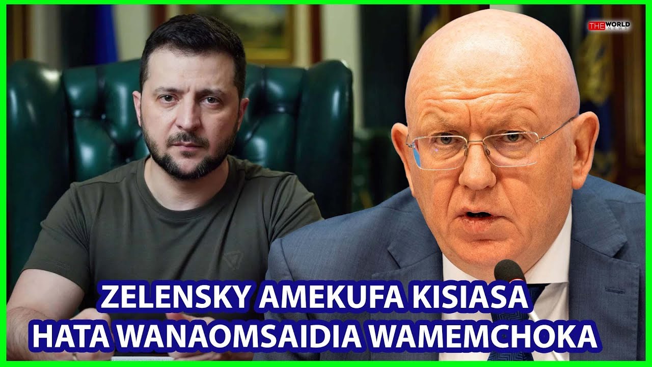 URUSI: ZELENSKY AMEKUFA KIASIASA|HANA UWEZO TENA - YouTube