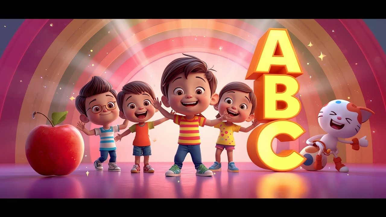 ABC Dance Song for Kids | A to Z Alphabet Dance 🎵 | 3D Cartoon Learning ...