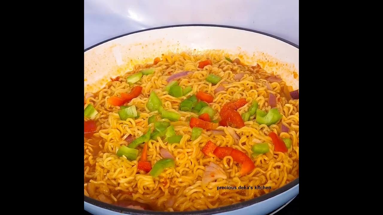 HOW TO MAKE A SIMPLE DELICIOUS POT OF NOODLES. #viralvideo #recipe #food #noodles#fypシ゚viral #fy ...