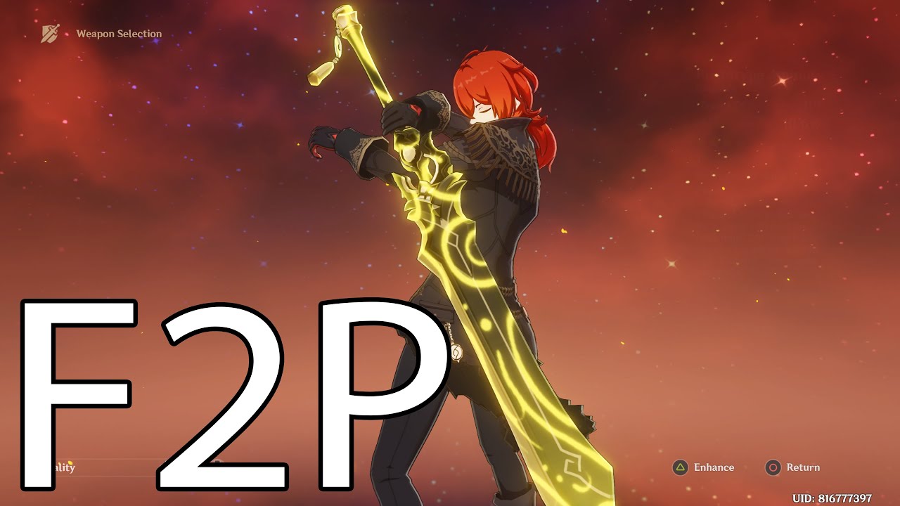 BEST CLAYMORE FOR DILUC FREE TO PLAY GENSHIN IMPACT - YouTube