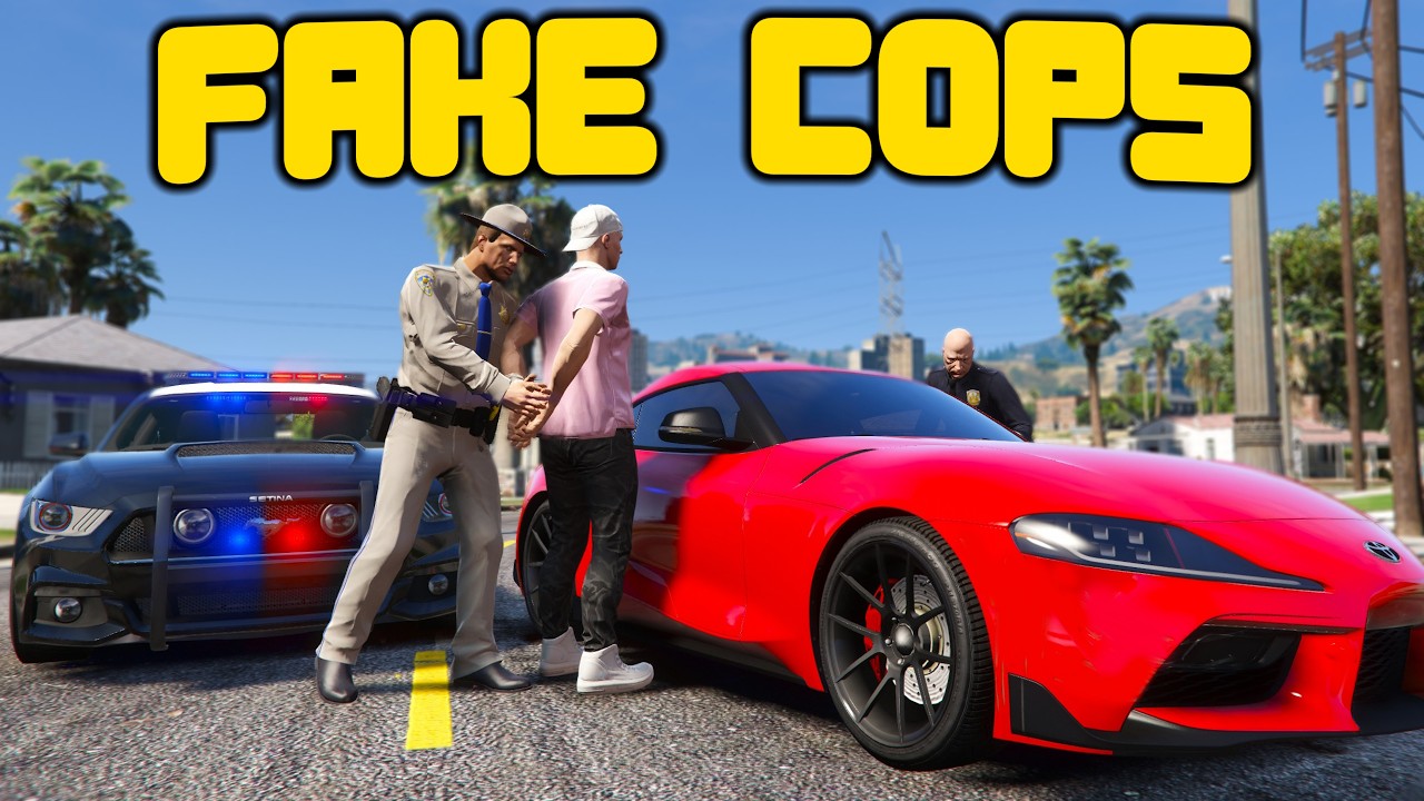 Fake Police Department Robs Civilians In GTA 5 RP - YouTube