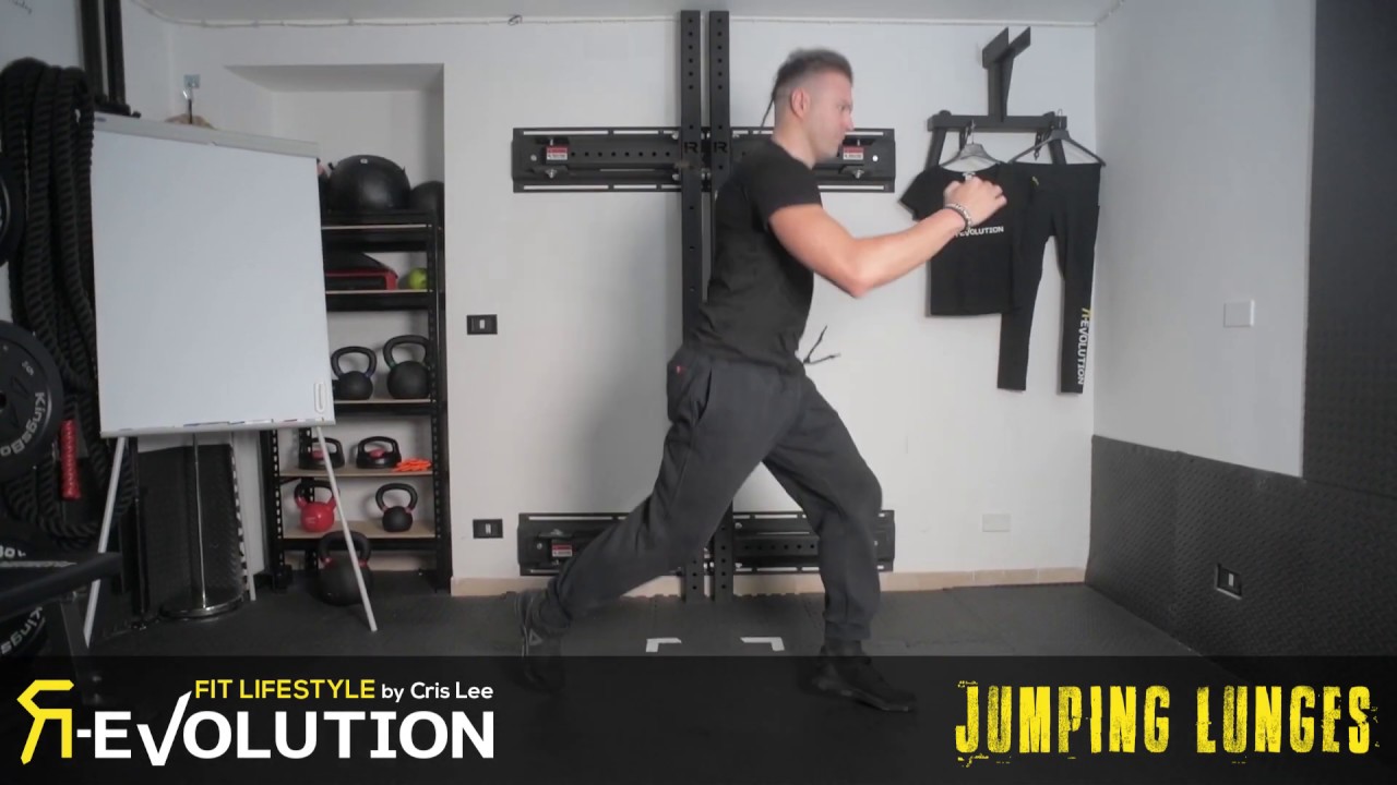 Я-Evolution Tutorial Jumping Lunges - YouTube