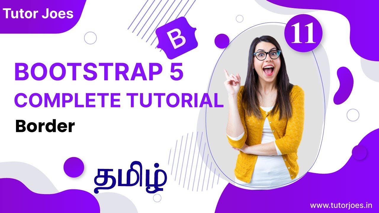 Border Class | Bootstrap 5.3 in Tamil | Tutor Joes - YouTube