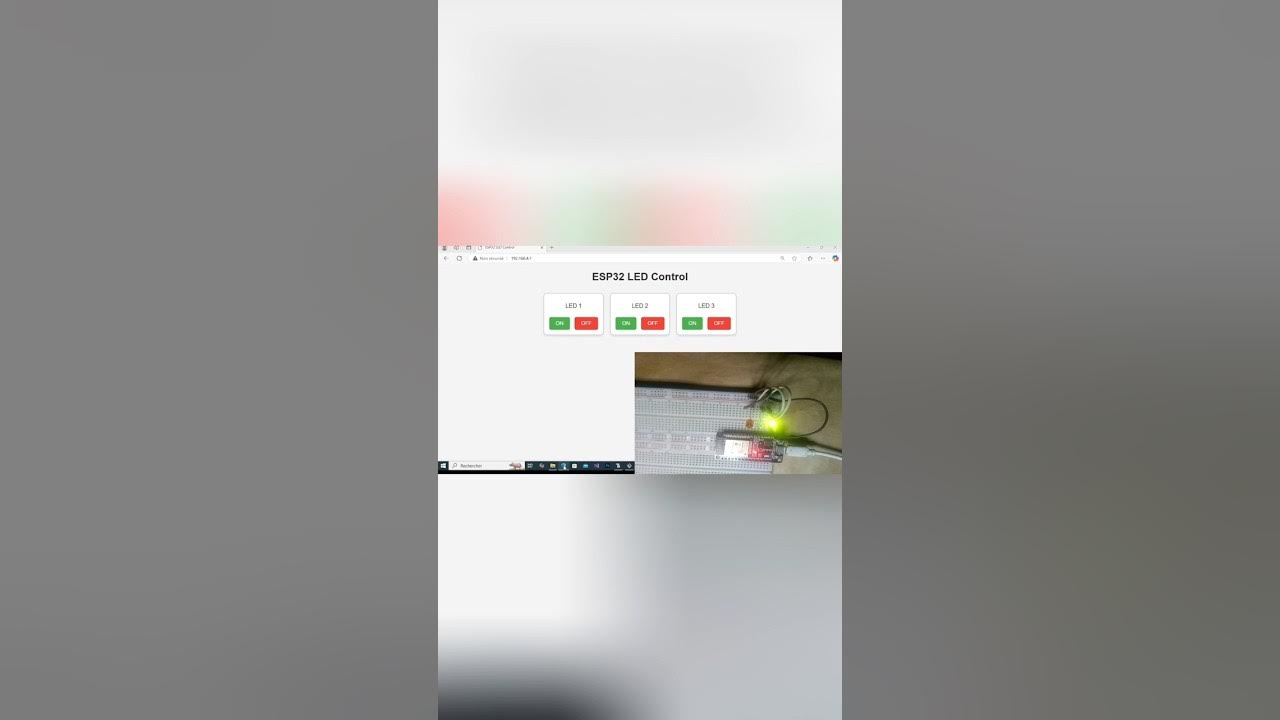 Web serveur avec Esp32 et Micropython #esp32 #webinterface #webserver #micropython - YouTube