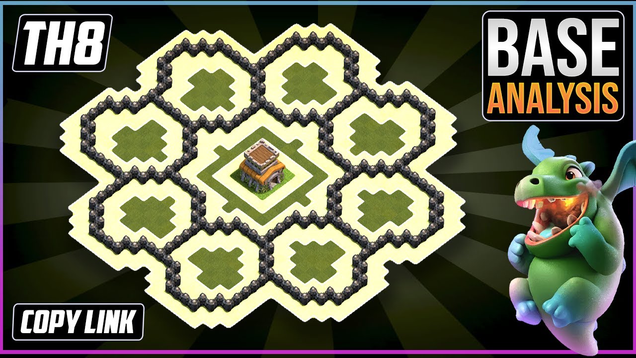Th8 Trofeu Base 4 Morteiros Town Hall 8] TH8 War/Trophy Base #263