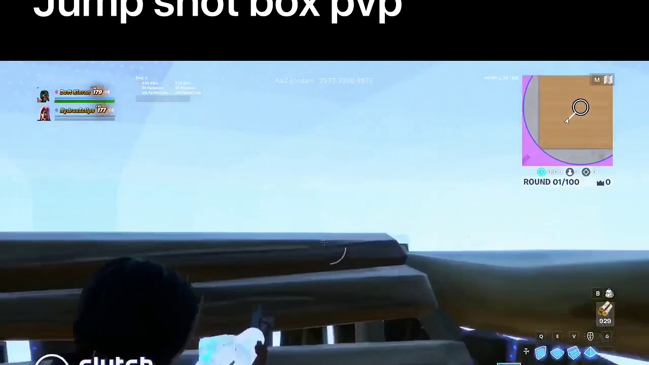 Fortnite jump shot box pvp - YouTube