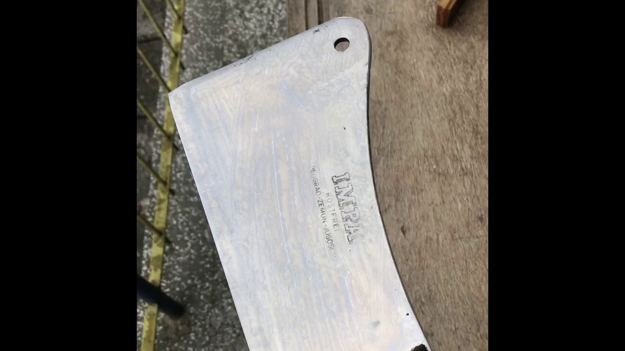 My Big IMPA rostfrei bone axe - YouTube