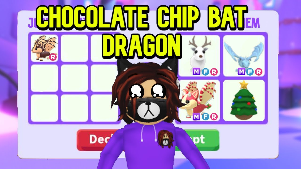 I Traded A CHOCOLATE CHIP BAT DRAGON In Adopt Me! - YouTube