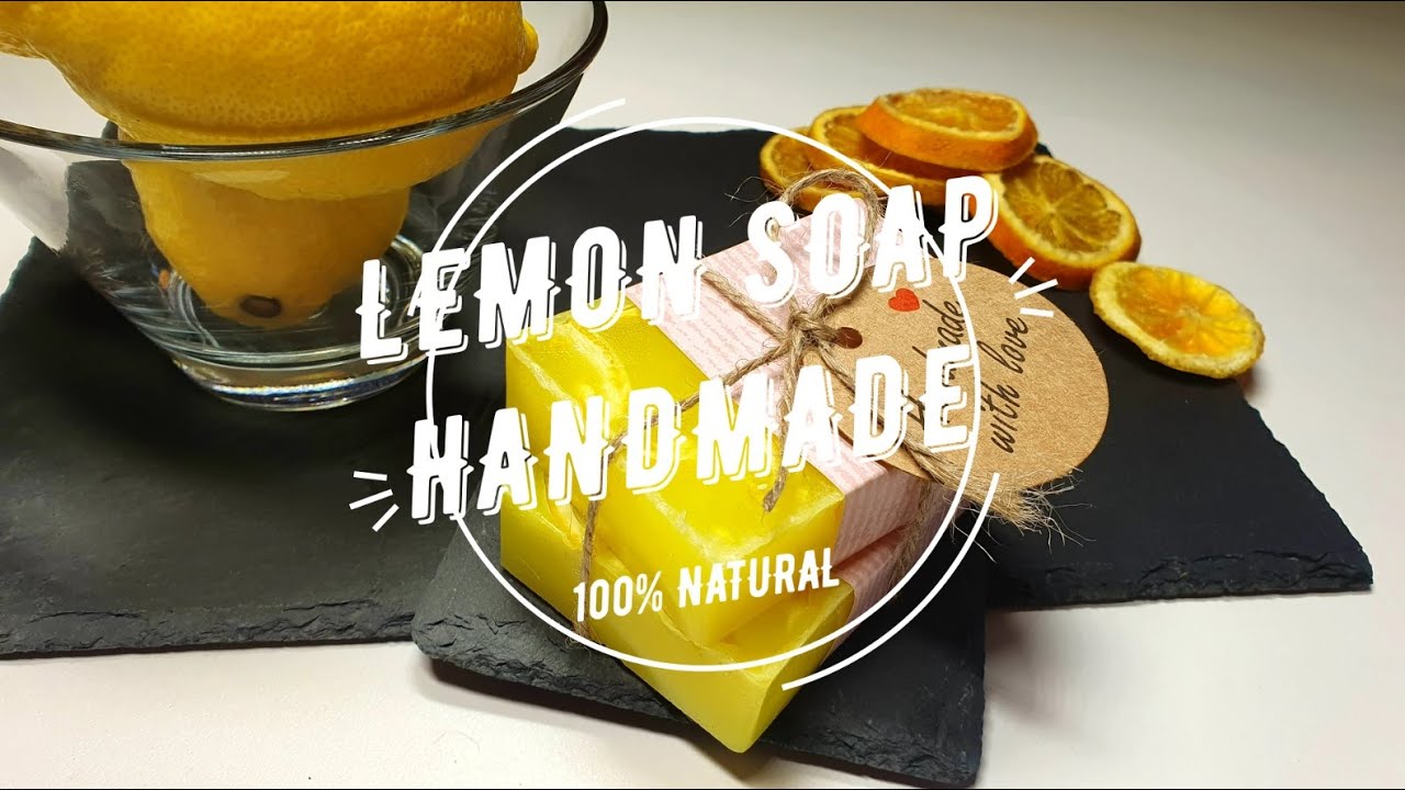 Lemon Soap - HandMade - YouTube