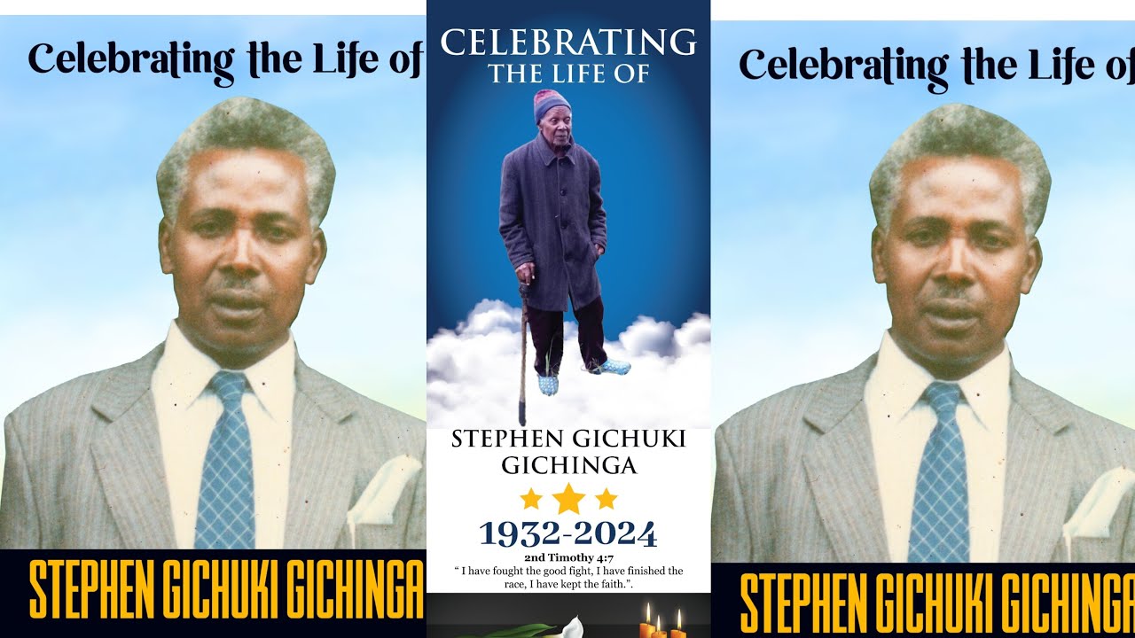 IN LOVING MEMORY OF STEPHEN GICHUKI GICHINGA. - YouTube
