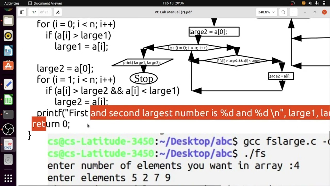 First And Second Largest In Array YouTube First And Second Largest In Array YouTube