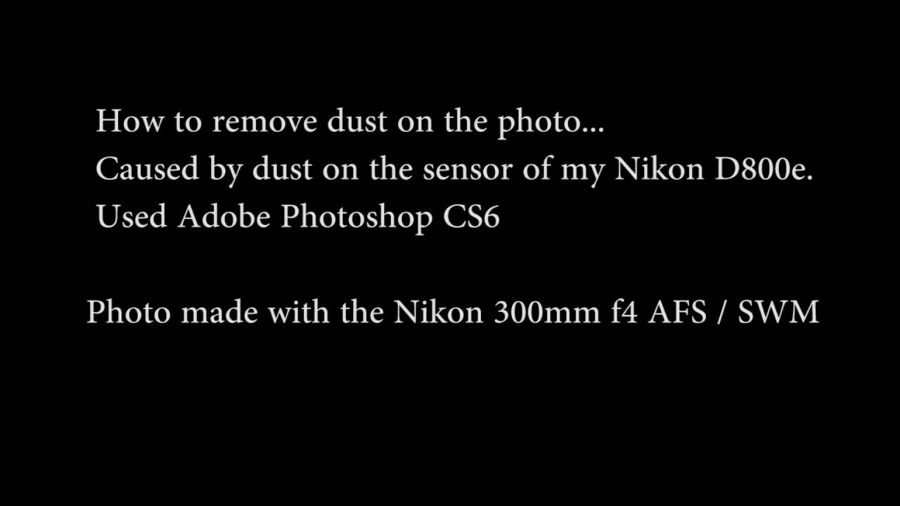 Remove Dust From A Photo YouTube remove-dust-from-a-photo-youtube