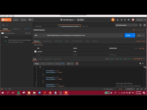 Tutorial Pembuatan JSON Pada PHP - YouTube