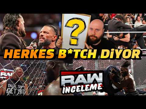 LESNAR'A SİNİRLENEN OBA FEMI POLİSLERİ DÖVDÜ | SETH ROMAN'A BEL ALTI VURDU | WWE RAW İnceleme