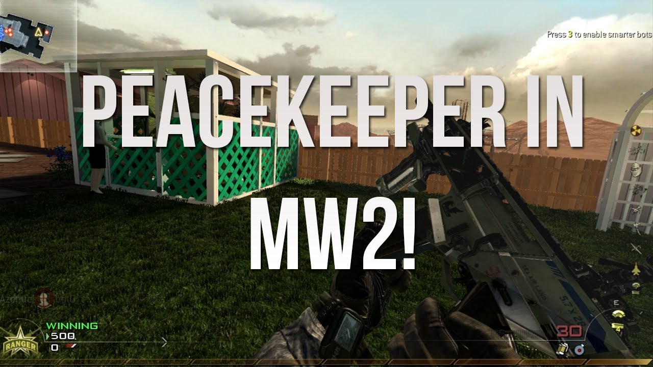 MW2. - Peacekeeper SMG in MW2 Mod! | Gameplay | [PC] - YouTube