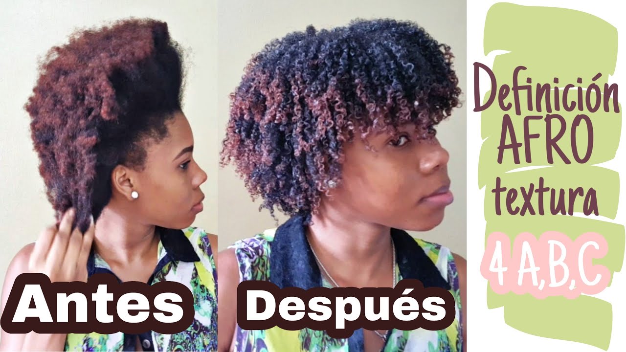 DEFINICIÓN DE RIZOS en afro textura 4 a,b (método shinglin) |Afro mery🌸 ...