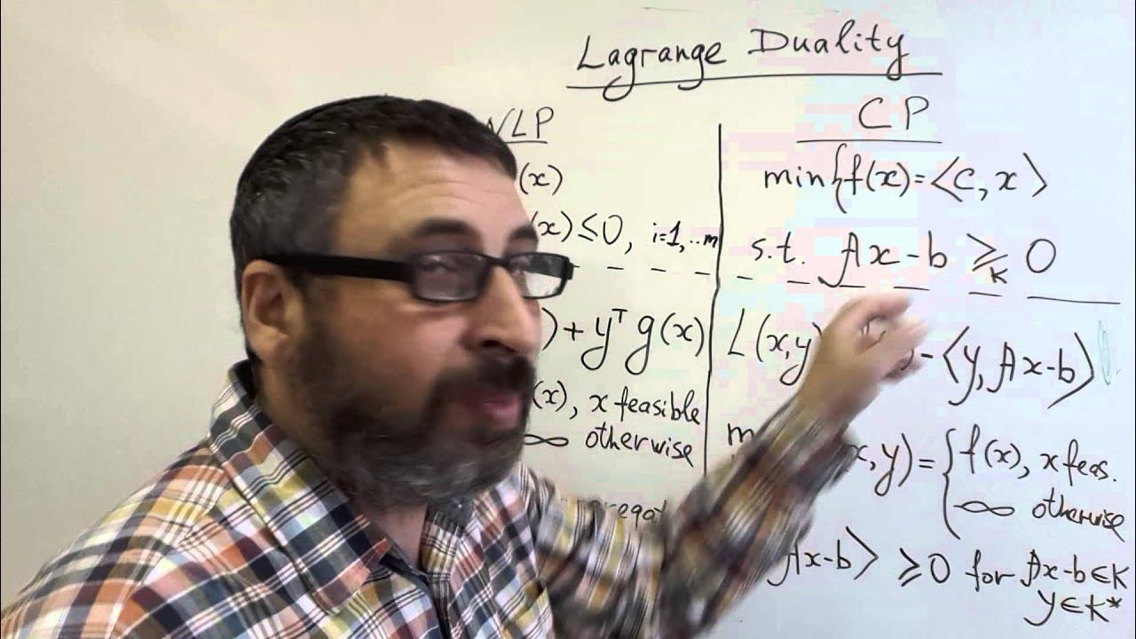 Lagrange Duality: Conic Programming vs Nonlinear one - YouTube