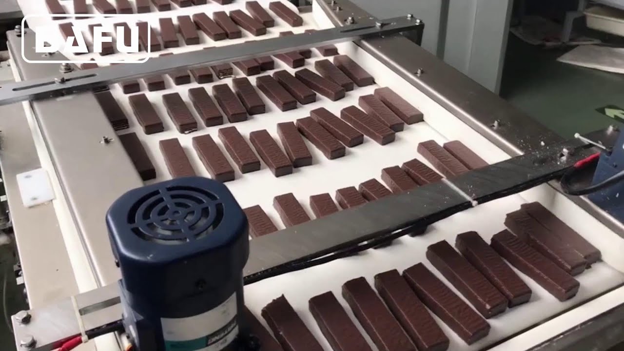 chocolate packaging machine, high speed flow wrapper, chocolate bar ...