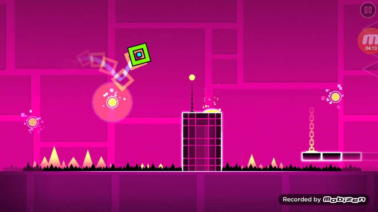 Third level of Geometry dash lite - YouTube