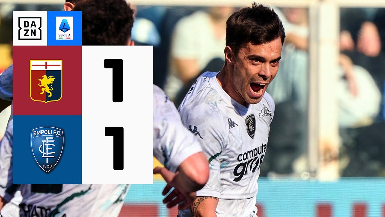 Genoa vs Empoli (1-1) | Resumen y goles | Highlights Serie A - YouTube