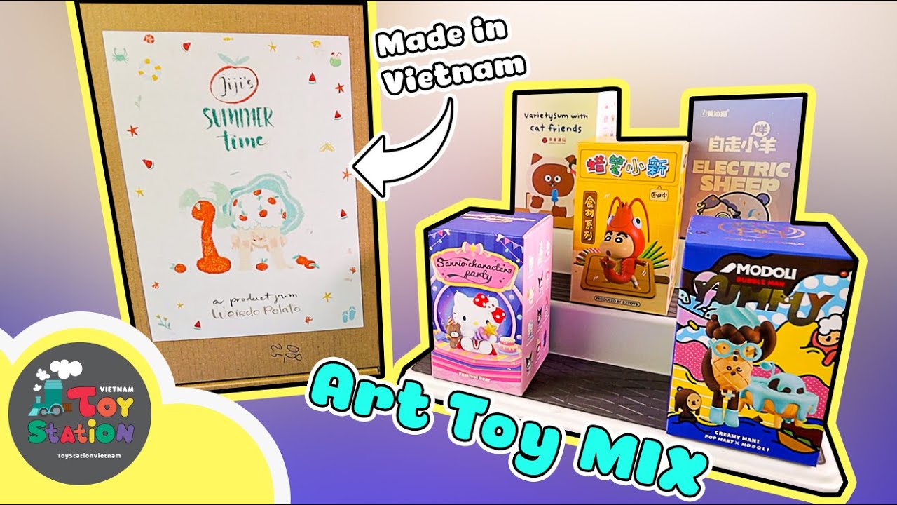 Nhẹ nhàng bay bổng với đồ chơi nghệ thuật series Art Toy Mix ToyStation ...