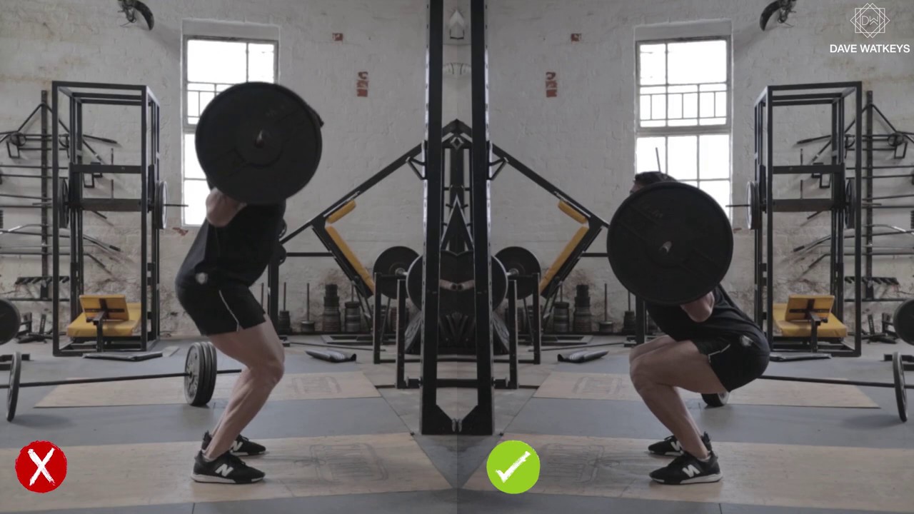 Form Fix - Barbell Back Squat (Side on View) - YouTube