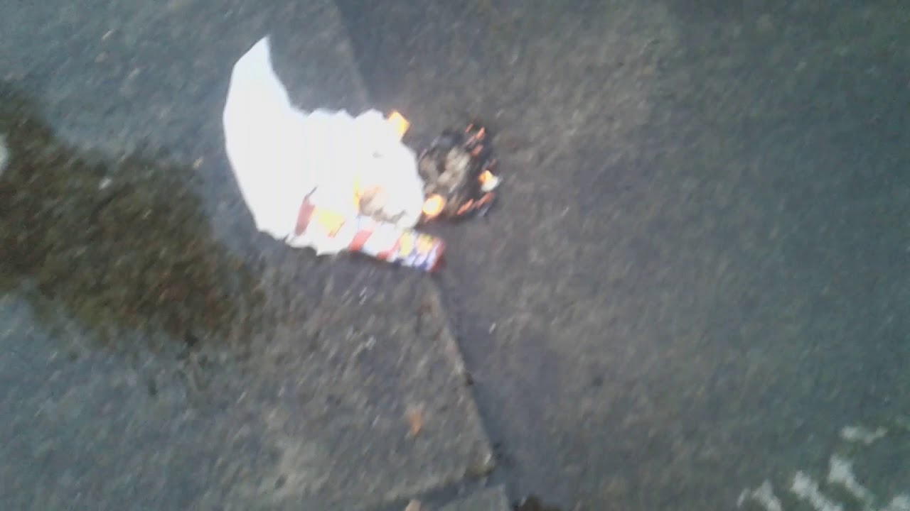 Diaper on fire - YouTube