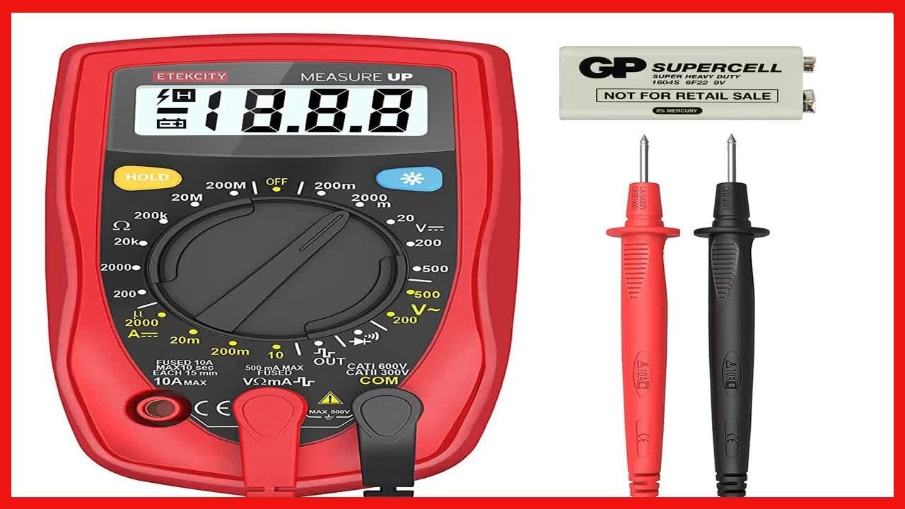 Great product - Etekcity Digital Multimeter, Voltage Tester Volt Ohm ...