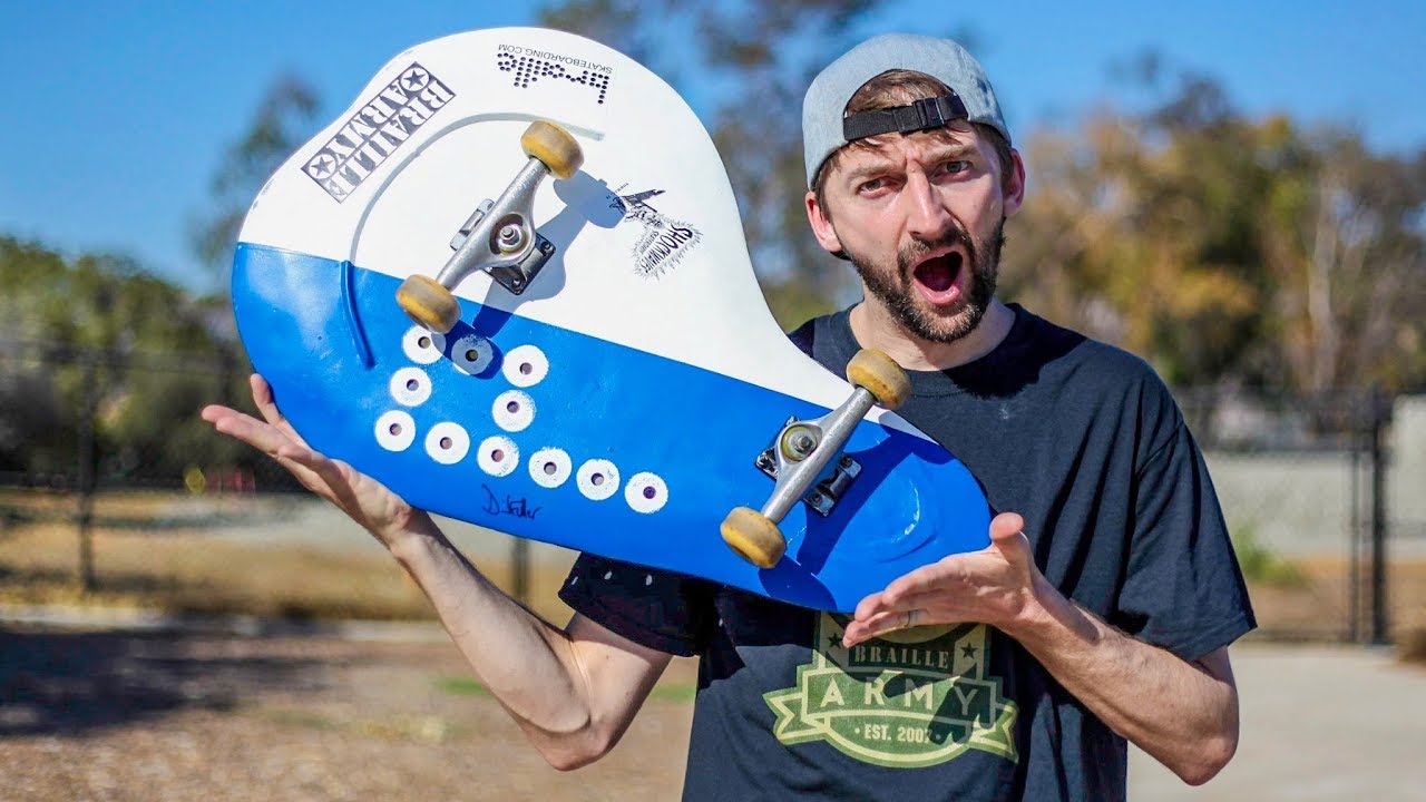 Unbendable Metal Skateboard | You Make It We Skate It - YouTube