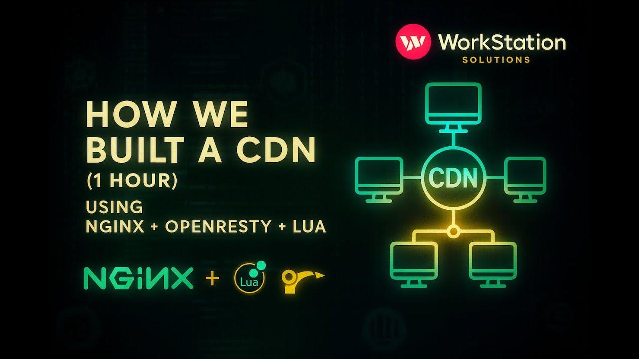 How to build your own CDN using Nginx Openresty (DIY CDN) - YouTube