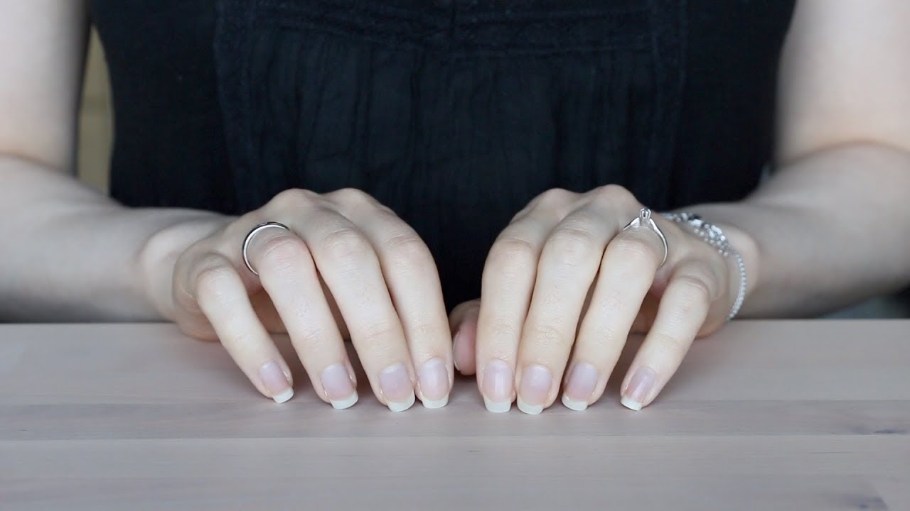 ASMR Nail Tapping & Scratching Wooden Table | Stroking (No Talking) - YouTube