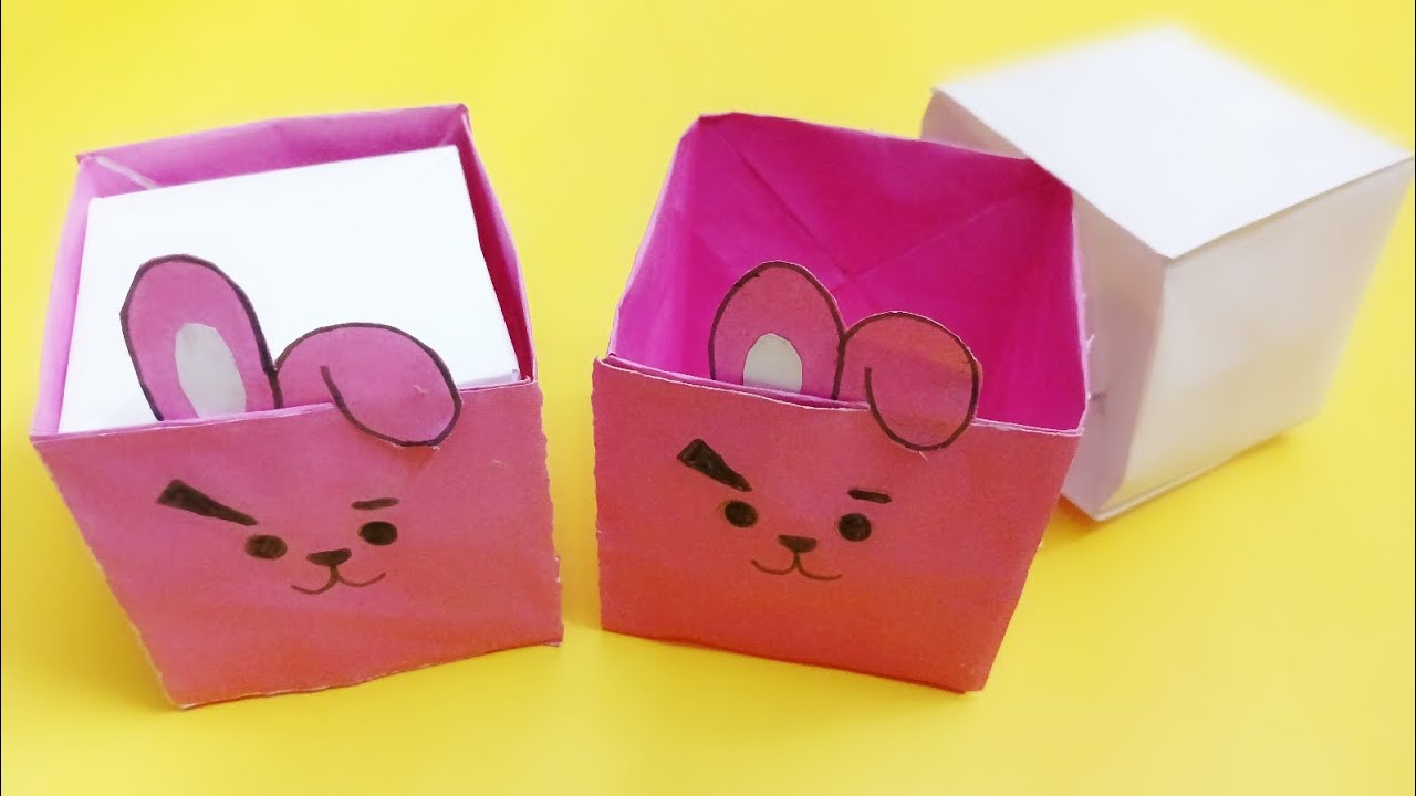 Bt21 Cooky box/Cute box/Gift box/Bt21 diy box/Cooky box with paper/Mini ...