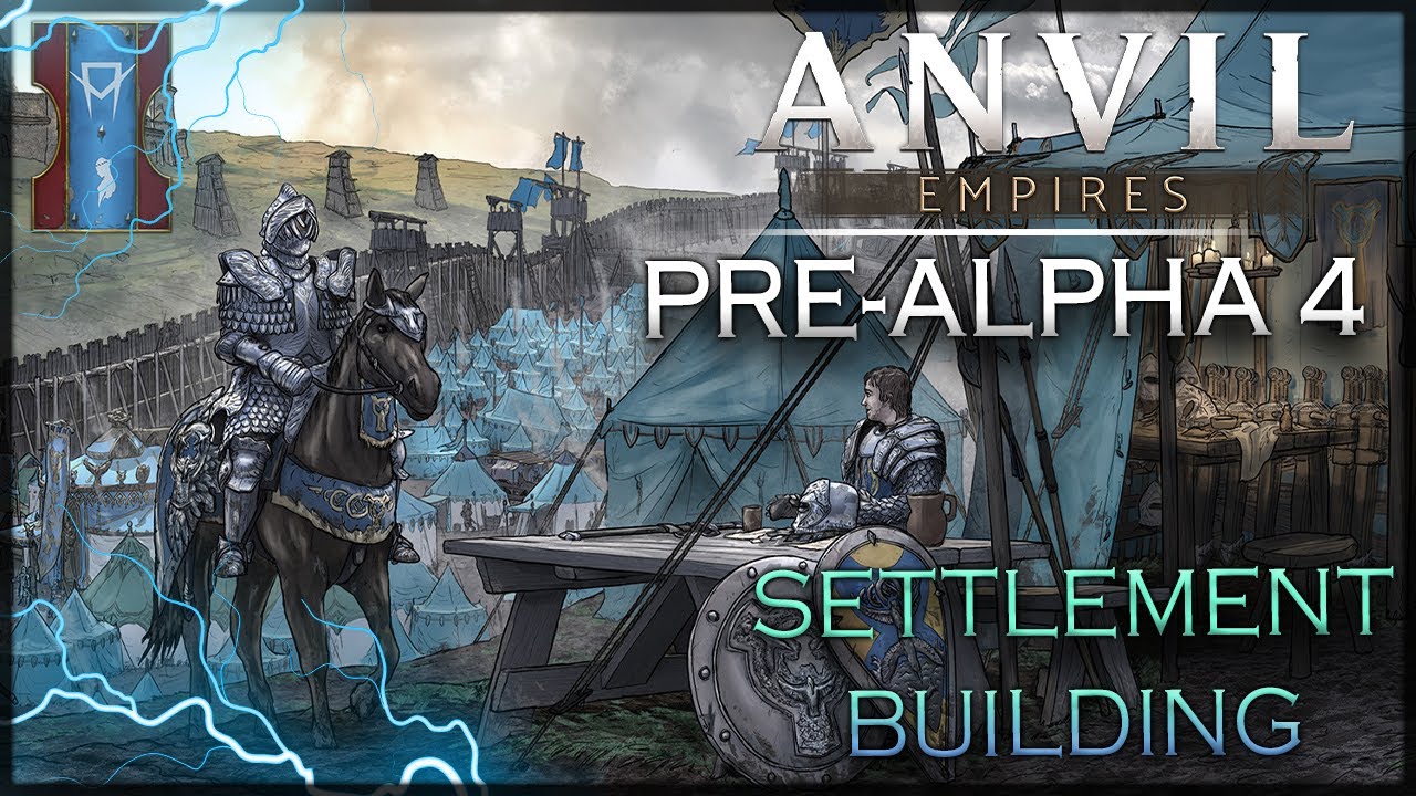 🔵LIVESTREAM | ANVIL EMPIRES Medieval MMO Pre-Alpha 4 Settlement Building, First Impressions, Q&A ...