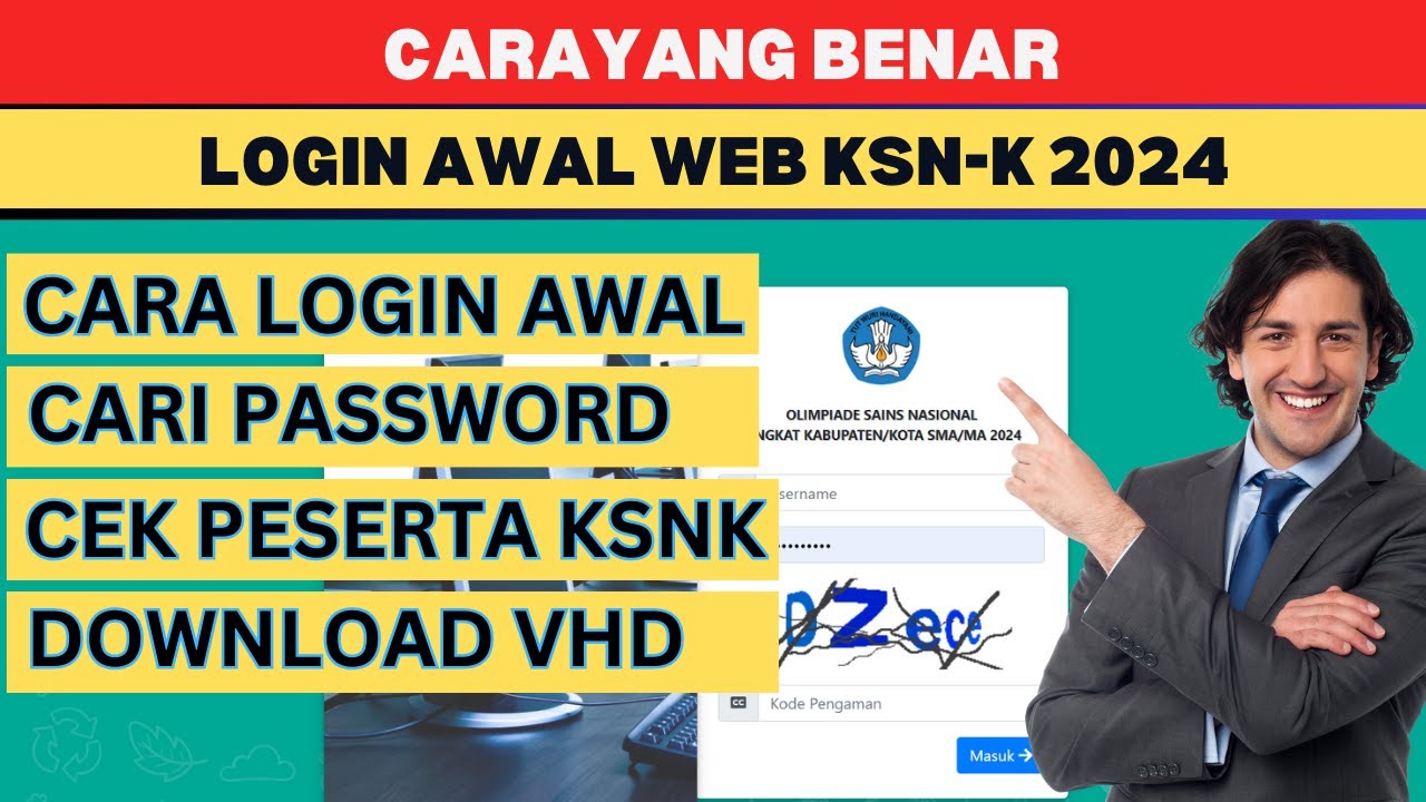 CARA LOGIN AWAL WEB KSN-K 2024 | KSN-K 2024. - YouTube