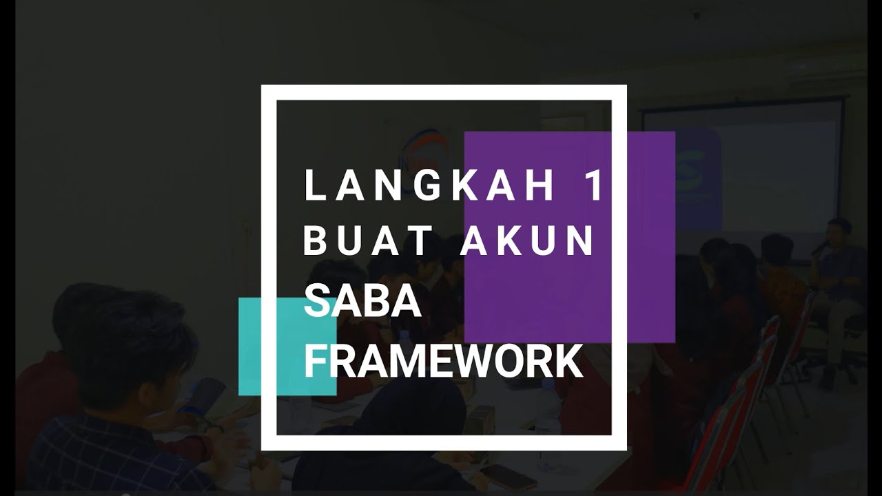 Membuat Akun Saba Framework - YouTube