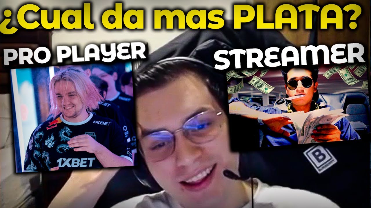 MATTHEW explica cual de los 2 HACE MAS PLATA😲STREAMER o PRO PLAYER ...